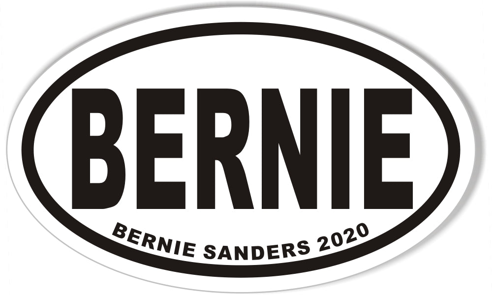 BERNIE SANDERS for PRESIDENT 2020 Oval Bumper Stickers – StickerCafe.com