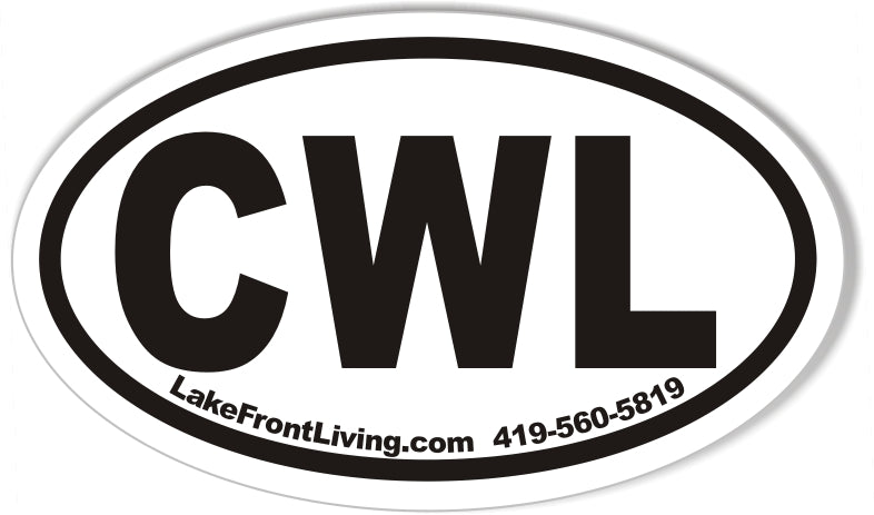 CWL Custom Oval Bumper Stickers – StickerCafe.com