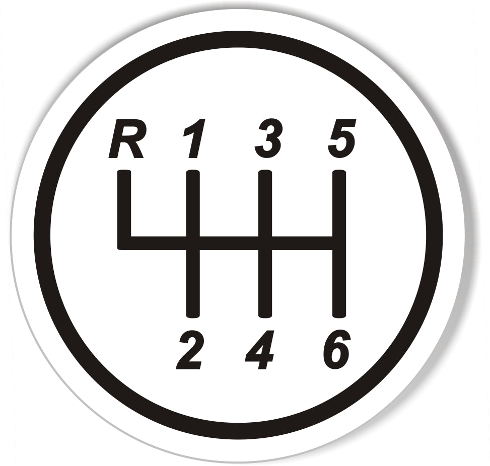 Save Our Manual Transmissions Shift Pattern Bumper Stickers ...