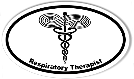Respiratory Therapist Euro Oval Sticker – StickerCafe.com
